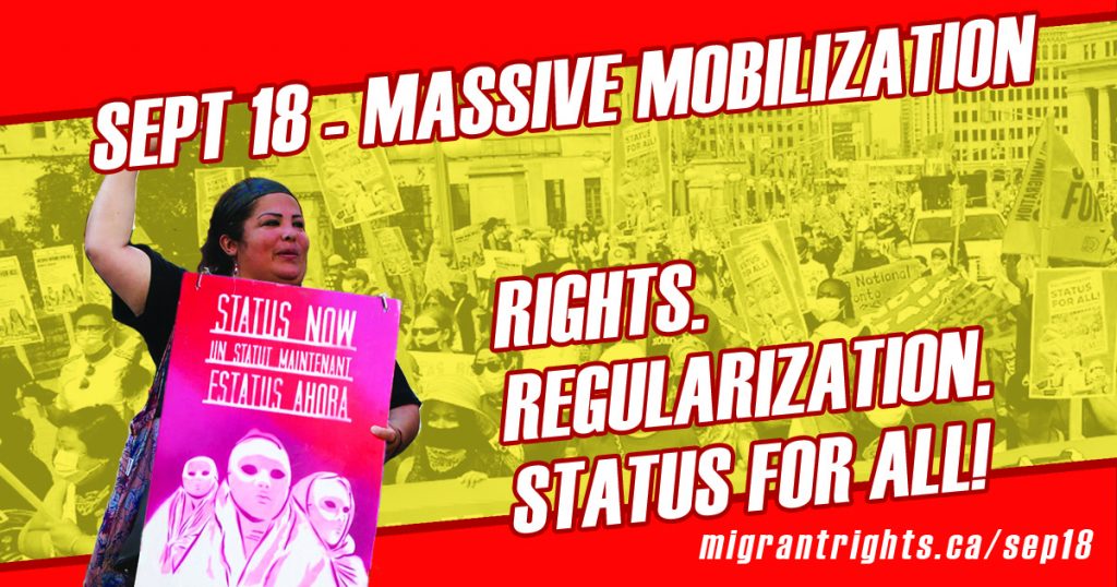 September 18 All Out For Status For All September 18 All Out For Status For All