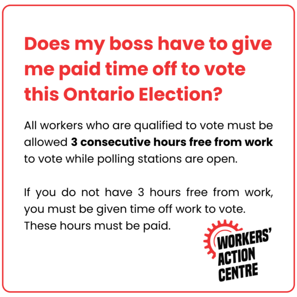 Workers Action Centre | Organizing for Fair Employment — Organizing for ...